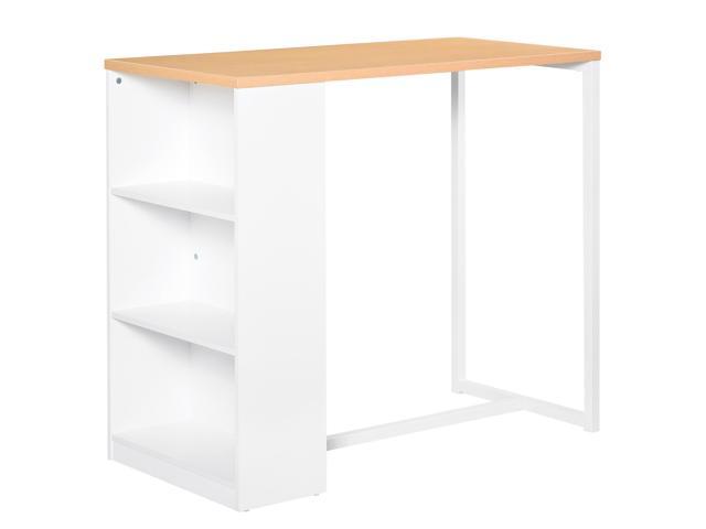 Click here for Aosom Modern Bar Table Counter Height Dining Table... prices