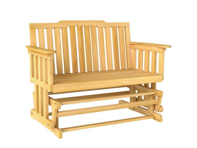 Click here for Aosom 2-Person Patio Swing Glider Bench with Quick... prices