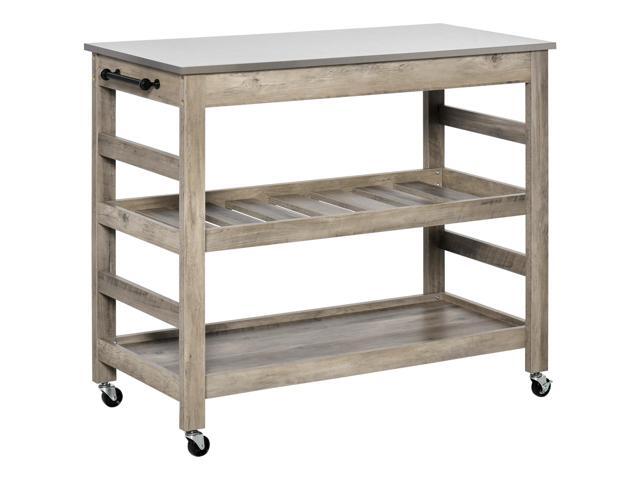 Click here for Aosom Kitchen Cart  Rolling Kitchen Island Utility... prices