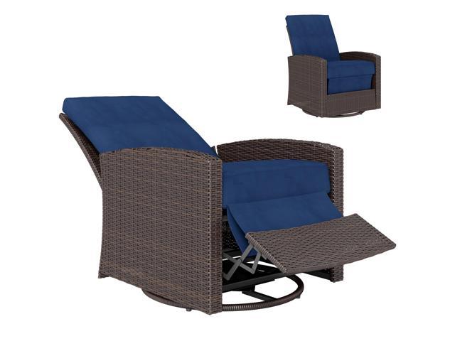 Click here for Aosom Outdoor Wicker Swivel Recliner Chair  Reclin... prices