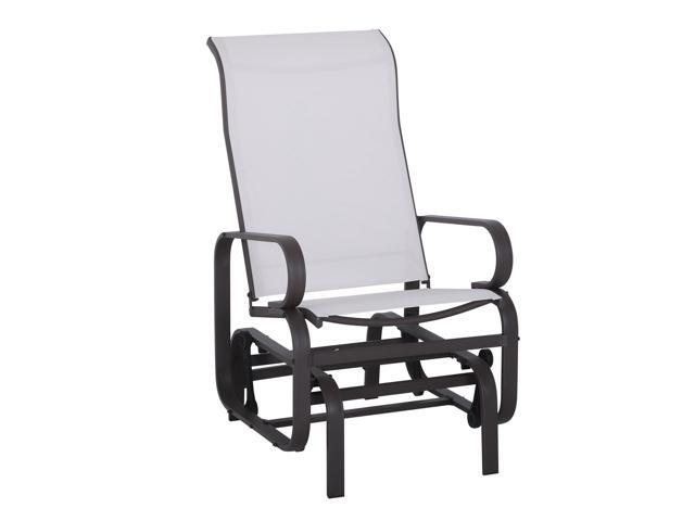 Click here for Aosom Gliding Lounger Chair  Single Rocker with Li... prices