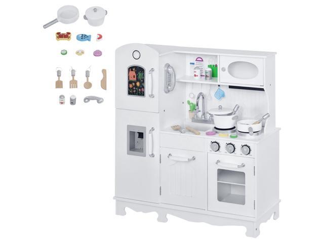 Click here for AosomQaba Kids Kitchen Playset with Telephone  Woo... prices