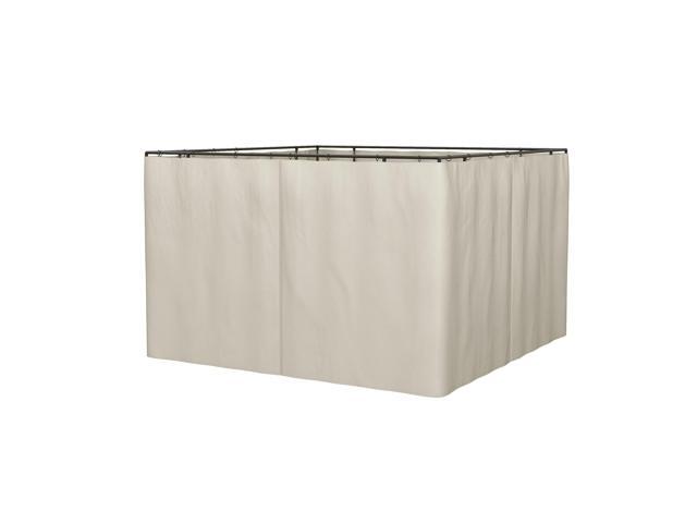 Click here for Aosom9.84 x 11.8 Gazebo Sidewall Set with Hooks/C-... prices