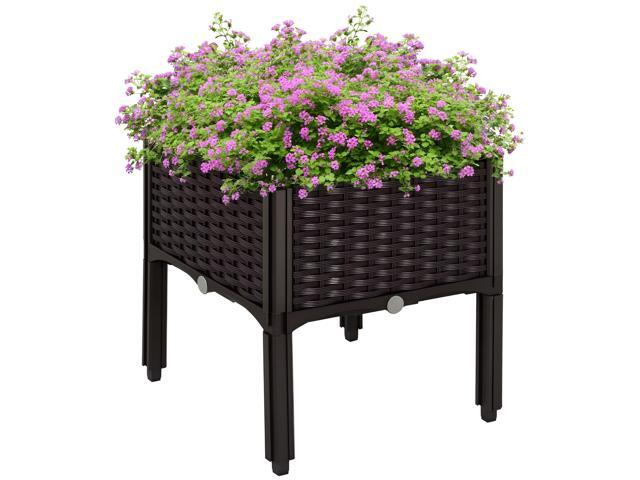 Click here for Aosom 1 Piece Raised Garden Bed with Legs  Planter... prices