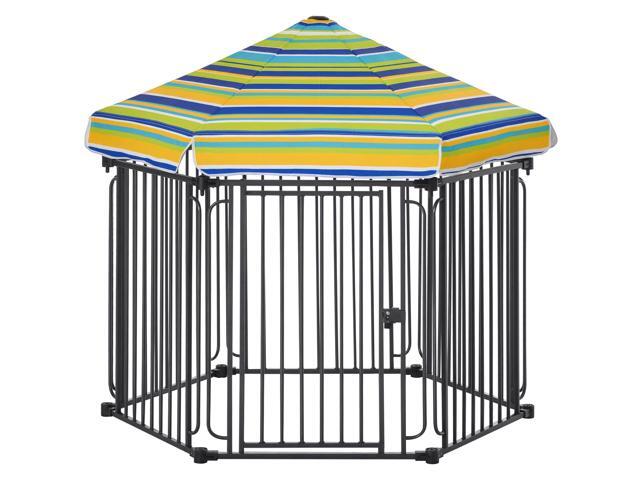 Click here for Aosom 48 x 41 Heavy-Duty Metal Dog Playpen  Outdoo... prices