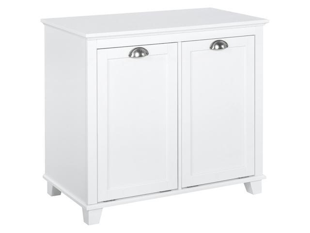 Click here for Aosom Dual Tilt out Laundry Hamper Cabinet  Bathro... prices