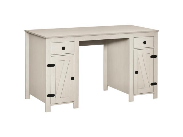 Click here for Aosom Farmhouse Computer Desk with Storage  Home O... prices