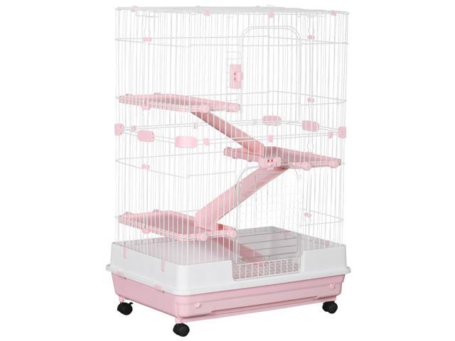 Click here for Aosom 32L 4-Level Small Animal Cage Rabbit Hutch w... prices