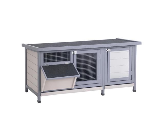 Click here for Aosom Wooden Rabbit Hutch Bunny Hutch Cage Guinea... prices