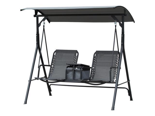 Click here for Aosom 2-Seat Outdoor Porch Swing  with Pivot Stora... prices