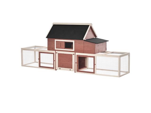 Click here for Aosom Wooden Chicken Coop  Outdoor Chicken Cage Po... prices