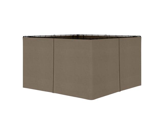 Click here for Aosom9.84 x 11.8 Gazebo Sidewall Set with Hooks/C-... prices