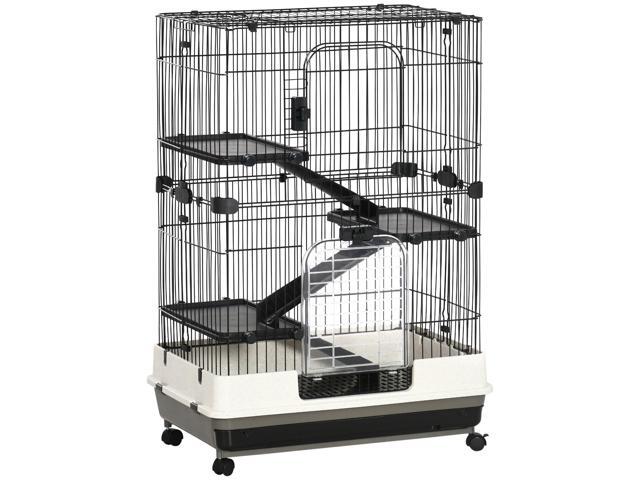 Click here for Aosom 32L 4-Level Small Animal Cage Rabbit Hutch w... prices