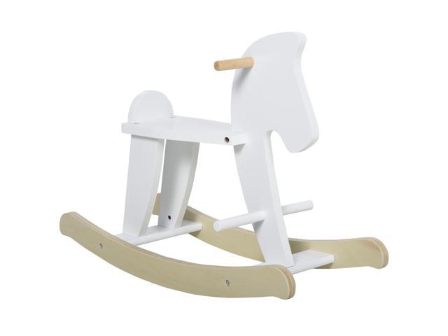 Click here for AosomQaba Wooden Rocking Horse Toddler Baby Ride-o... prices
