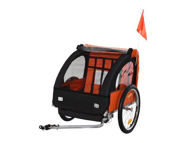 Click here for AosomAosom 2-Seat Child Bike Trailer for Kids with... prices