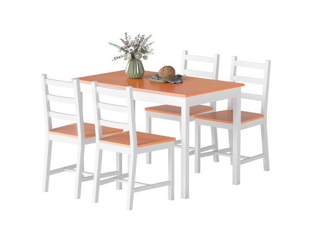 Click here for Aosom Dining Table Set for 4  5 Piece Modern Kitch... prices