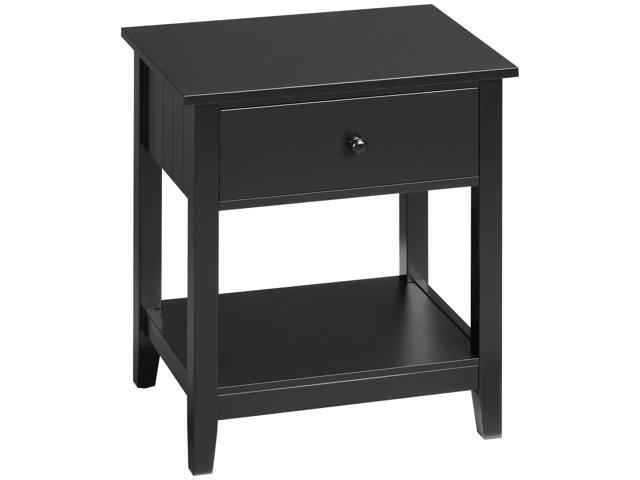 Click here for Aosom End Table  2-tier Side Table with Drawer and... prices