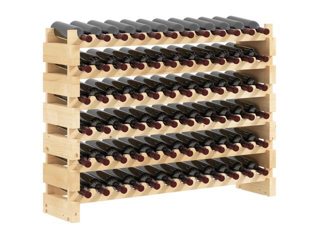 Click here for Aosom Stackable Wine Rack  Modular Storage Shelves... prices