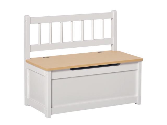 Click here for Qaba 2-in-1 Wooden Toy Box Kids Seat Bench Storage... prices