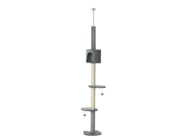 Click here for Aosom 85.5 Cat Tree Height Adjustable Floor-to-Cei... prices