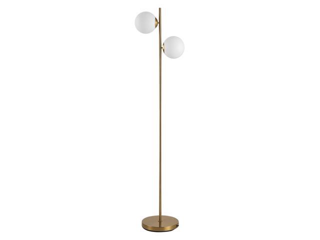 Click here for Aosom Floor Lamp w/ 2pcs Glass Lamp Shade Modern P... prices