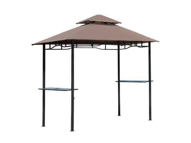 Click here for Aosom 8 x 5 Grill Gazebo with Double Roof  Outdoor... prices