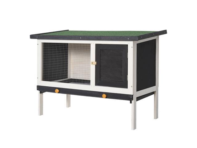 Click here for Aosom Wooden Rabbit Hutch  Bunny Cage for Small Pe... prices