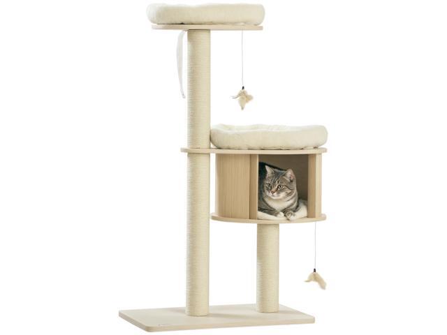 Click here for Aosom Cat Tree  3 Level Cat Tower with Scratching... prices
