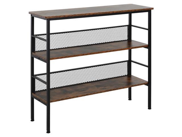 Click here for Aosom 3-Tier Console Table Industrial Style Storag... prices