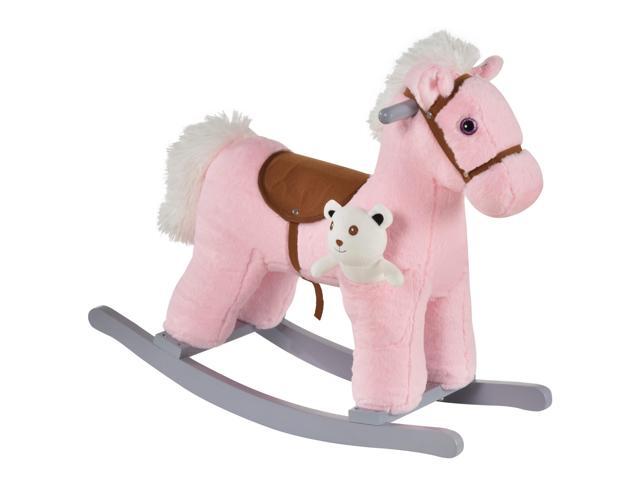 Click here for AosomQaba Kids Plush Ride-On Rocking Horse with Be... prices