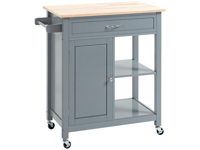 Click here for Aosom Kitchen Island Cart  Rolling Kitchen Island... prices