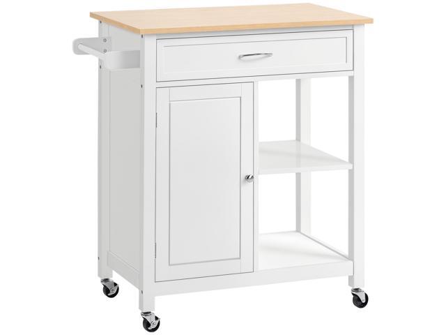 Click here for Aosom Kitchen Island Cart  Rolling Kitchen Island... prices