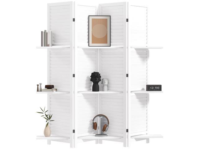Click here for Aosom 4 Panel 67 Tall Wood Privacy Screen Room Div... prices