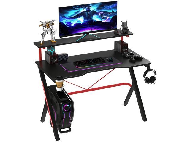Click here for Aosom 47 Inch Gaming Desk Racing Computer Desk Hom... prices