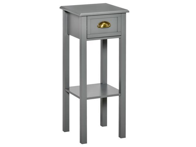 Click here for Aosom 2-Tier Tall Side Table  Nightstand End Table... prices
