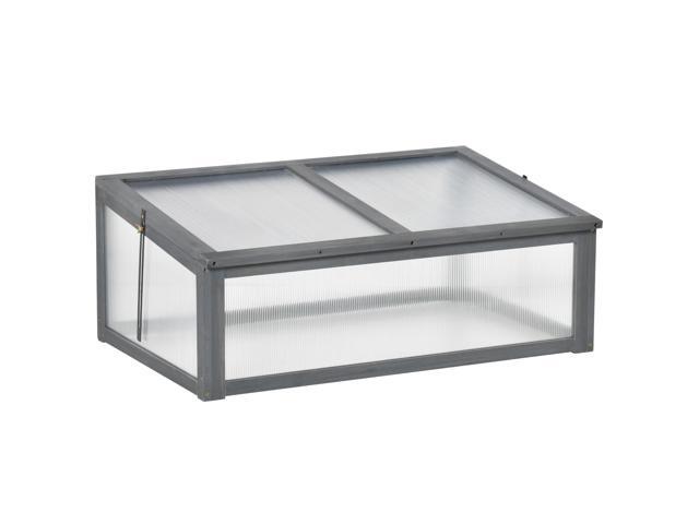 Click here for Aosom Wooden Cold Frame Greenhouse  Mini Greenhous... prices