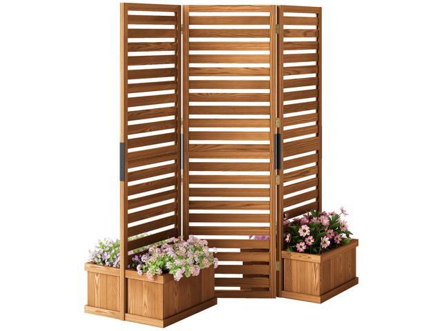 Click here for Outsunny Privacy Screen w/ Planter Box  4 Raised B... prices