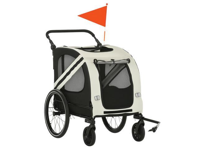 Click here for AosomAosom 2-in-1 Pet Bike Trailer for Small Mediu... prices
