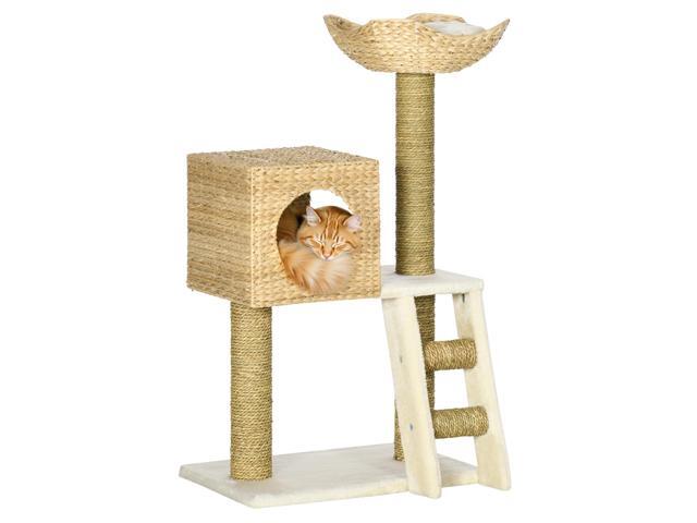Click here for Aosom Cattail Weave Cat Tree for Indoor Cats Kitty... prices