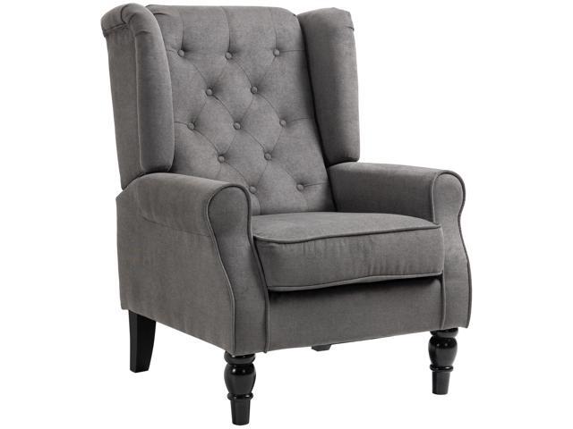 Click here for Aosom Wingback Accent Chair for Living Room  Butto... prices