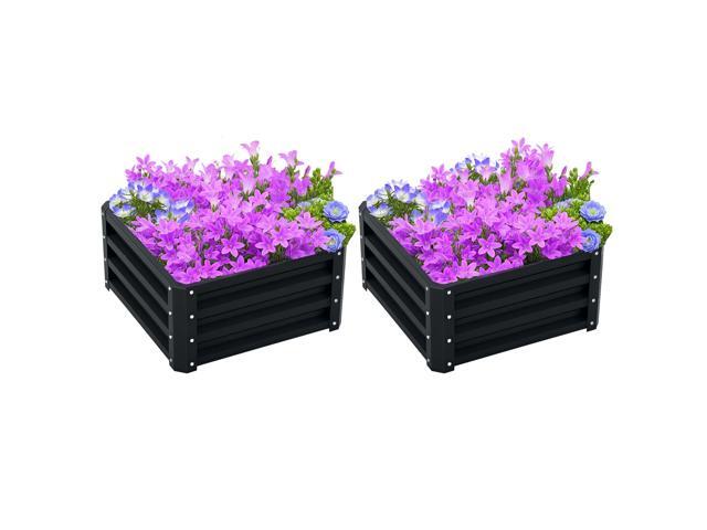 Click here for Aosom 2pc 23.5 Elevated Herb & Vegetable Planting... prices