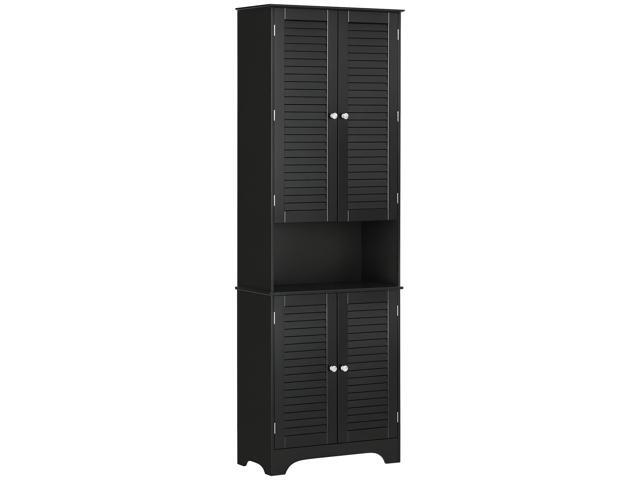 Click here for Aosom Tall Narrow Bathroom Storage Cabinet with Do... prices