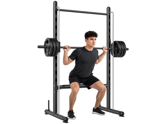 Click here for AosomSoozier Squat Rack with Pull Up Bar and Barbe... prices