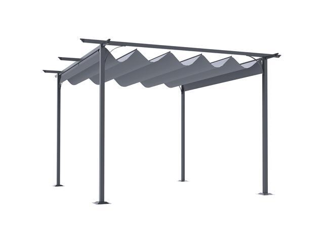 Click here for Aosom 11.5 x 11.5 Outdoor Retractable Pergola Cano... prices