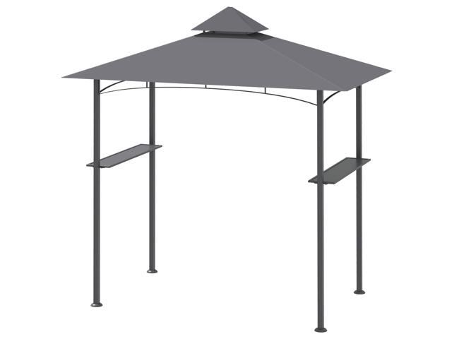 Click here for Aosom 8 x 5 Grill Gazebo with Double Roof  Outdoor... prices