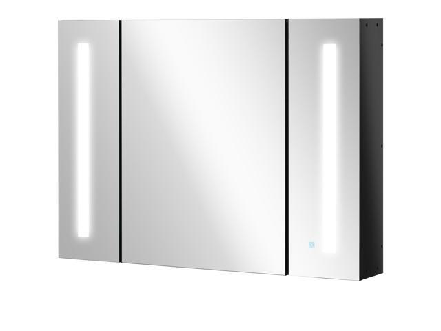 Click here for Aosom LED Lighted Medicine Cabinet with Mirror  35... prices