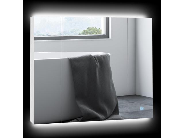 Click here for Aosom LED Medicine Cabinet  Wall-Mounted Bathroom... prices