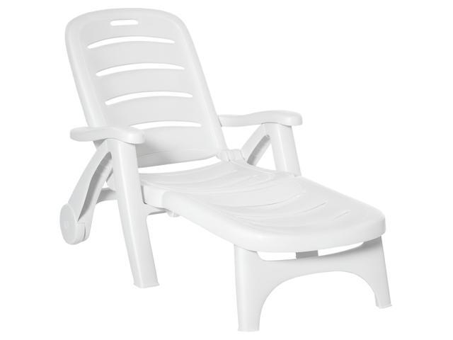 Click here for Aosom Outdoor Chaise Lounge  5 Level Adjustable Ba... prices