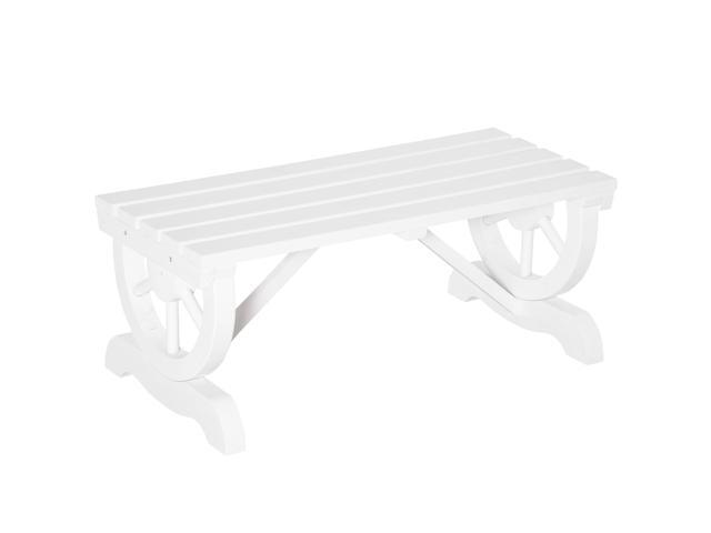 Click here for Aosom 2-Person Wooden Garden Bench  Outdoor Wagon... prices