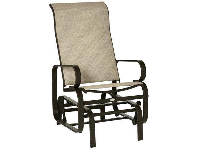 Click here for Aosom Gliding Lounger Chair  Single Rocker with Li... prices